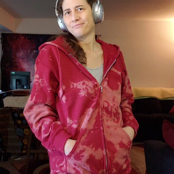 Sunshine Yellow Bleach Tie Dye Hoodie/sweatshirt - Etsy