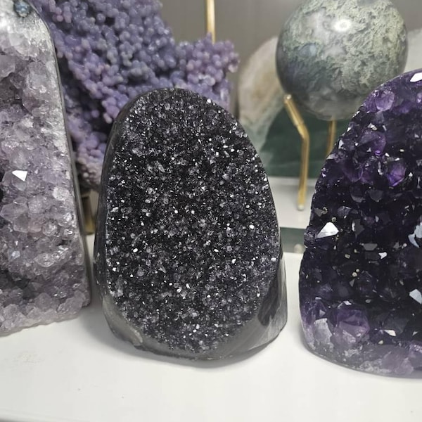 South African Crystals Amethyst Spirit Quartz Cluster Purple Spirit ...