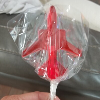 12 LARGE JET PLANE Lollipops Airplane Favors - Etsy