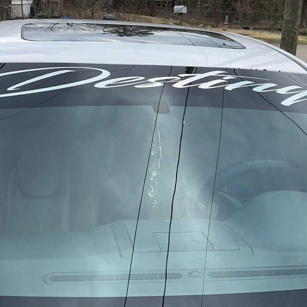 Custom Car Windshield Vinyl Decal Banner Sticker - Etsy