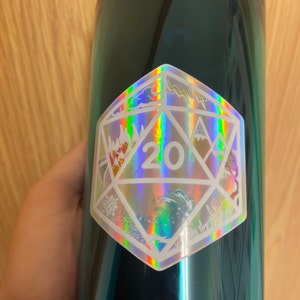 Elemental D20 Decal Sticker - Etsy