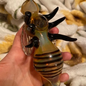 Bee Glass Pipe 5 - Etsy