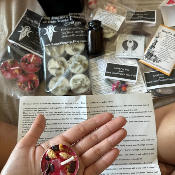 Love Spell Tea Lights... Herbal Infused Tea Lights, Love Spell Candles ...