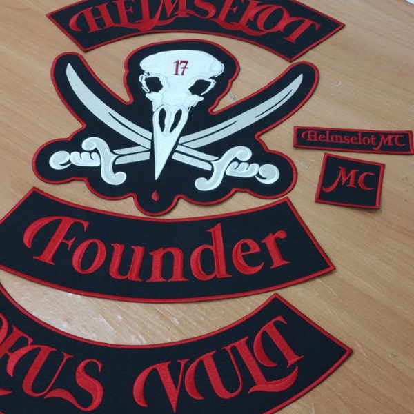 Custom Made Biker Patches, Any Size, Motoclub Jacket, Back Patch ...