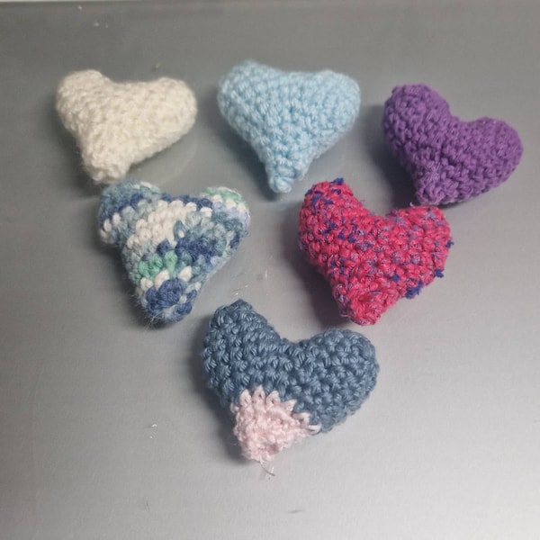 Crochet PATTERN, Tiny Heart Brooch Pin, Pattern PDF Instant Digital ...