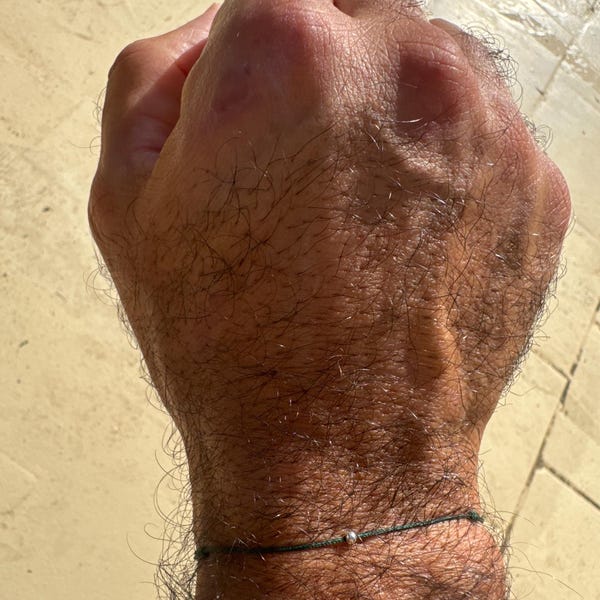 Navy Blue String Surfer Bracelet for Men Blue Thread Bracelet Kabbalah ...