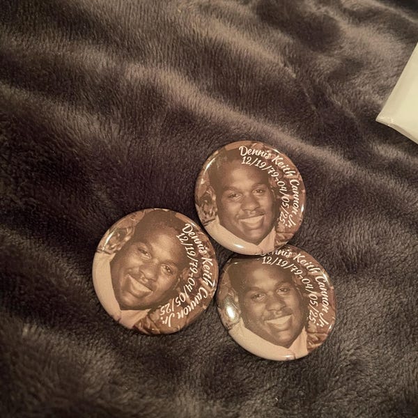 Custom Memorial, Remembrance and Funeral Pins/buttons/magnets - Etsy