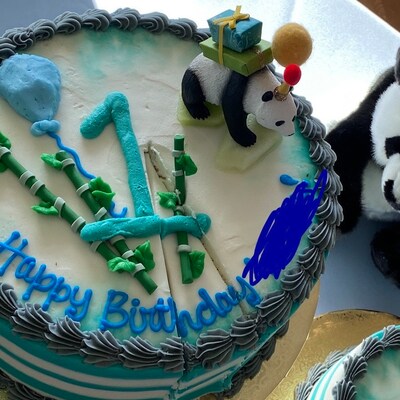 Grizzly Bear Cake Topper Circus Theme Figurines Birthday Party Baby ...