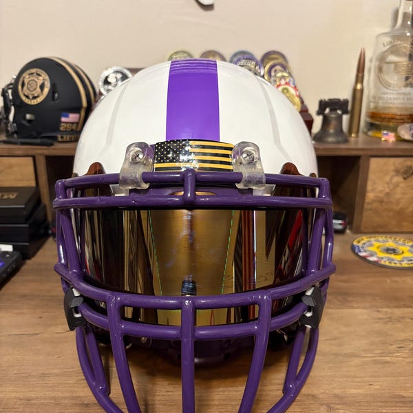 Custom 1 1/2 Inch Individual Helmet Numbers Dye Cut for Each Player ...