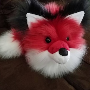 Poppy Red Fox Stuffed Animal Cute Fox Plush Toy Kawaii Plushie Holiday ...