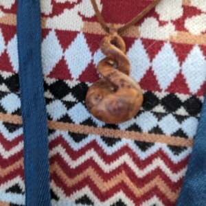 Wooden Infinity Crisscross Four Leaf Clove Toki Styled Pendant Hand ...