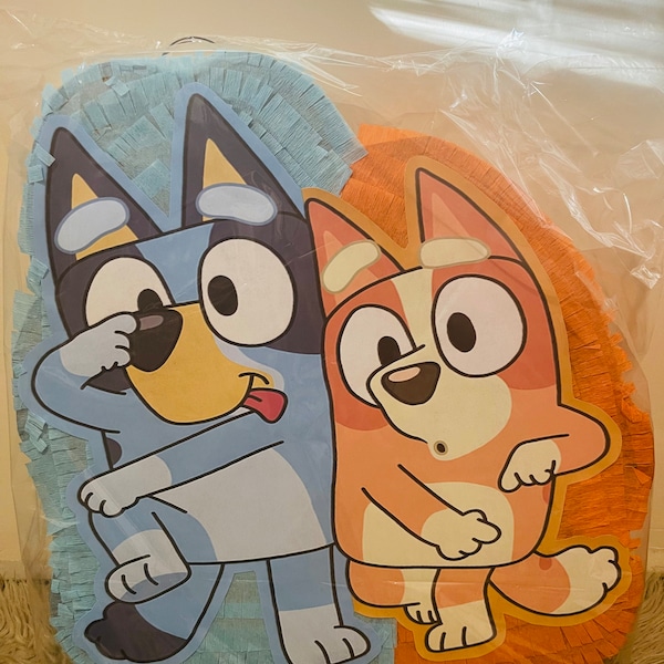 Bluey-bingo Doggy Pinata - Etsy