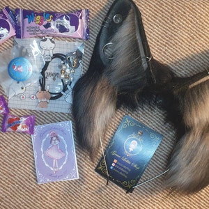 Cosplay Calico Cat Ears and Tail | Etsy