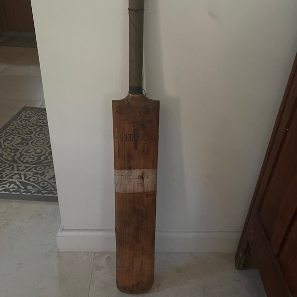 Authentic Vintage Cricket Bat 1940s–1950s – Original Old English Willow ...