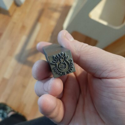 Custom Blacksmith Touchmark Stamp Custom Steel Hand Stamp Stainless ...