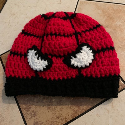 Crochet PATTERN Superhero Spider Web Hat Baby to Adult Size - Etsy ...