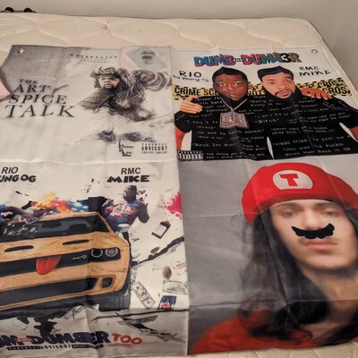 Lil Tecca Spotify Meme Tapestry / Wall Hanging Aesthetic Art / Poster ...