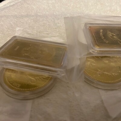 250 Custom Prop Coins Gold Silver Logo Business Bar Pin Coin Etc. - Etsy