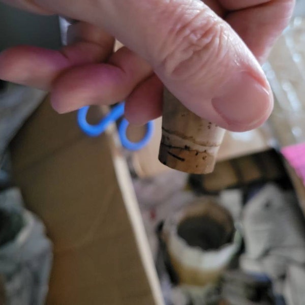 1955 Witherell's Dairy Rochester, N.H., One Quart Size Maroon Pyro ...