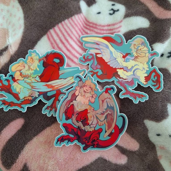 Chimera Falin Stickers Dungeon Meshi - Etsy