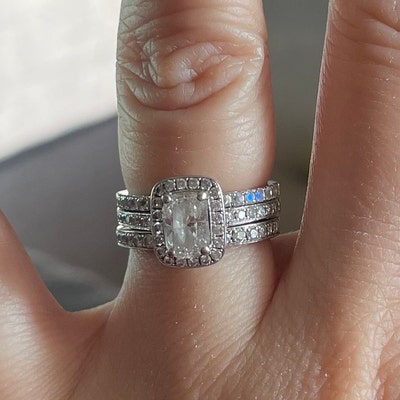 Dainty Moonstone Wedding Band, Simple Moonstone Ring, Rose Gold Ring ...