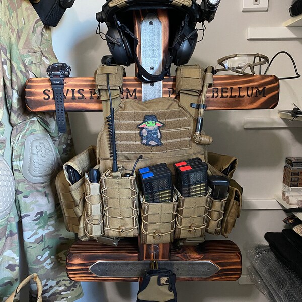 Traditional Military Body Armor Stand - Etsy