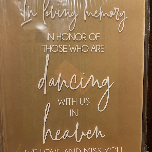 In Loving Memory in Honor of Those Who Are Dancing Among the Stars ...