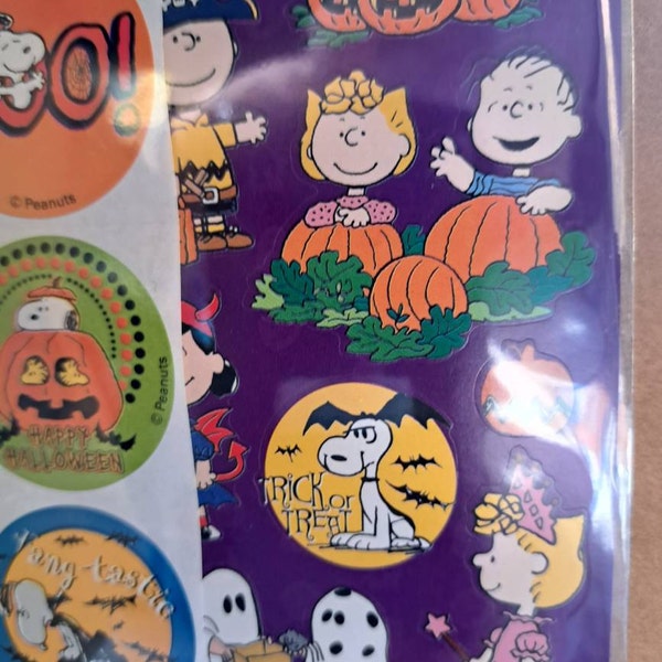 Vintage 1980s 90s Sticker Sheet: Agc/american Greetings Candy Halloween ...