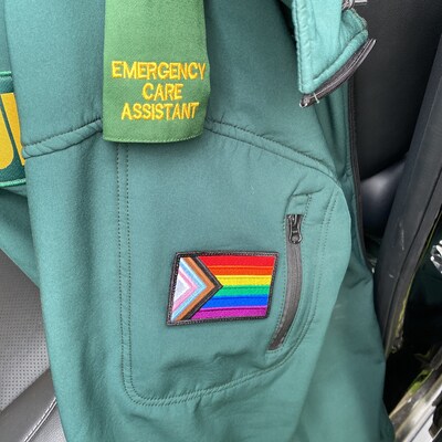 Progressive Pride LGTBQ Embroidery Flag Patch Community - Etsy