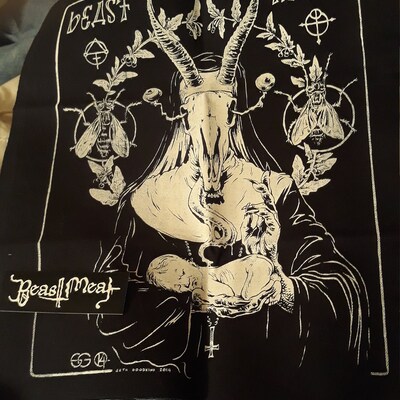 Satanic Goat Nun Black Metal Back Patch - Etsy