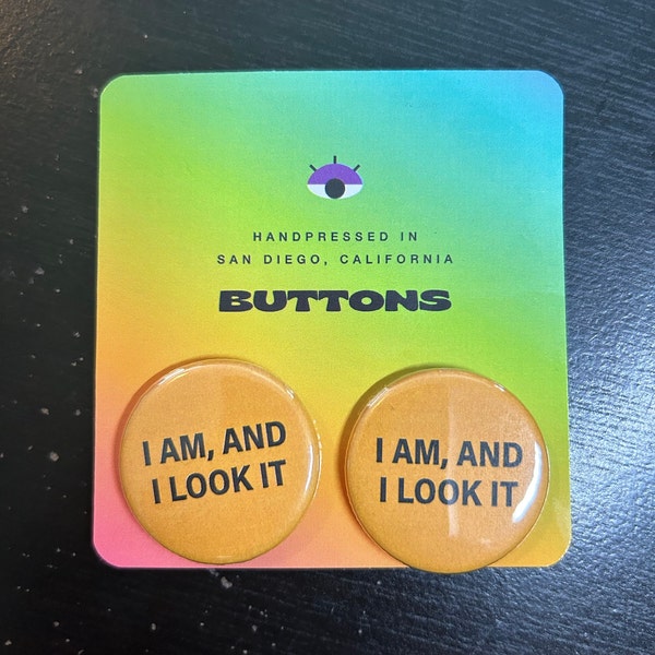 LGBTQ Lowkey Ominous do Ask, Do Tell Pin-back Button Lesbian Gay ...