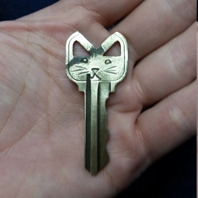 Pet Jewelry, Kitty Key Necklace, Cat Gift, Yesterdaysnovember ...