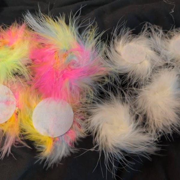 Marabou Feather Puffs, Marabou Puffs, Feather Puffs, Marabou Feathers ...