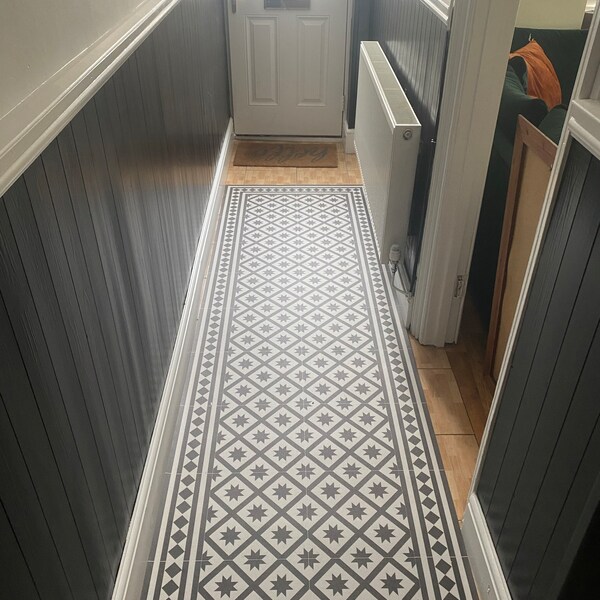 PVC Kitchen Mat, Vinyl Kitchen Mat, Modern Kitchen Floor Accessory, Non ...