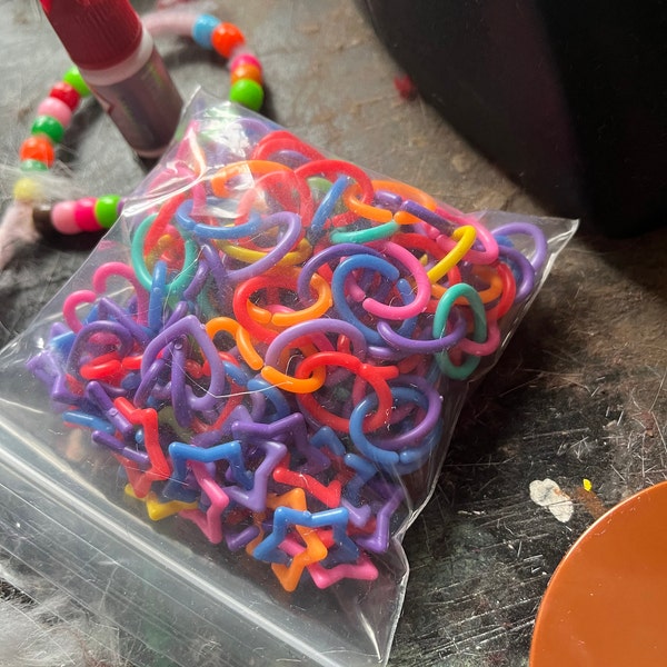 Approx 200 Mini Plastic Links - 44g - Etsy