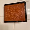 Handmade Mexican Hand Tooled Laced Leather Men's Wallets - Etsy
