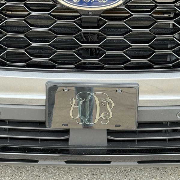 Custom Mirror "bronze" License Plate, Car Tag, Personalized Car Tag ...