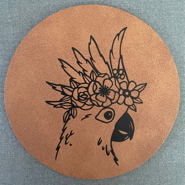 Cockatoo SVG File, Cockatoo With Flower Crown SVG, Cockatoo Cut File ...