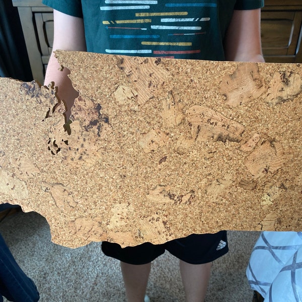 Giant Cork Wall Map of the United States - Etsy