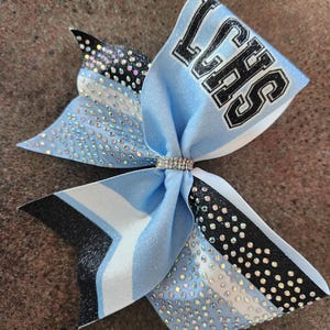 Custom Sublimated Logo Claw Print Cheer Bow You Choose Custom Colors ...