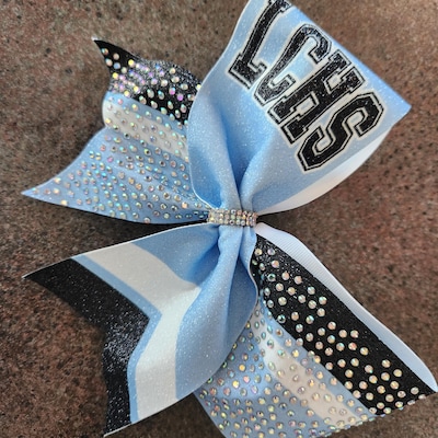 Custom Sublimated Logo Claw Print Cheer Bow You Choose Custom Colors ...