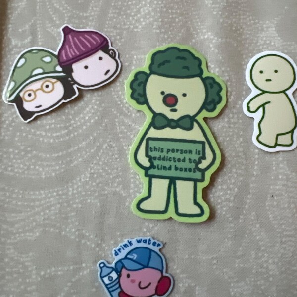 Clown Blind Box Addict Sticker Vinyl Waterproof Sticker for Bullet ...