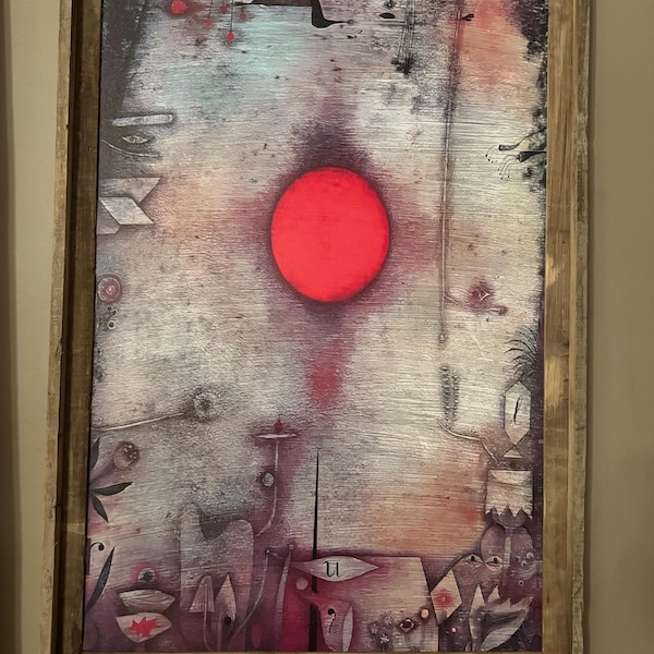 Paul Klee Heroic Roses, Paul Klee Wall Art, Klee Canvas Print, Modern ...