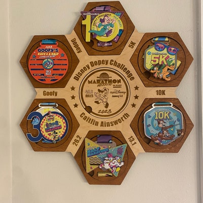 Six Star World Marathon Majors Finisher Medal Display Holder - Etsy
