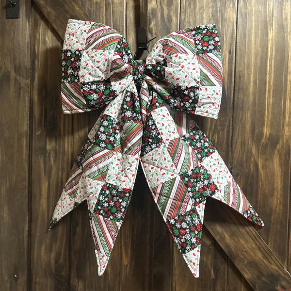 The Big Giant Reversible Quilted Bow | Beginner Friendly PDF Sewing ...