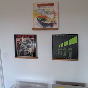 Vinyl Record Shelf Wall Mount Wooden Strip Record Holder Vinyl - Etsy