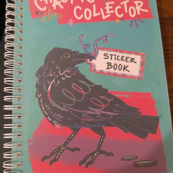 Chaotic Collector Sticker Book | Reusable 50 Page A5 Junk Journal ...
