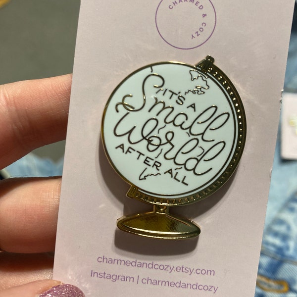 Hard Enamel Pin Disneyland Disney World Inspired Its a Small World Ride ...