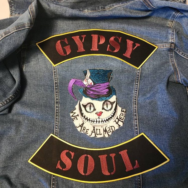 Custom Iron on Back Patches for Jackets * Personalize Your Jean Jacket ...