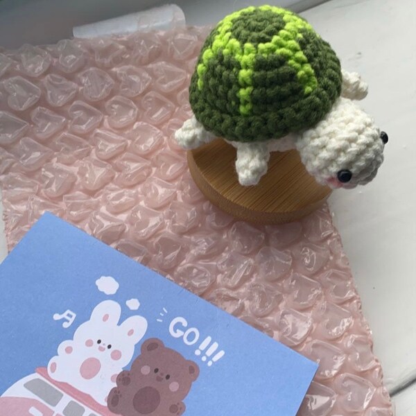 Crochet Turtle Car Dashboard Decor, Turtle Plush Car Dashboard ...